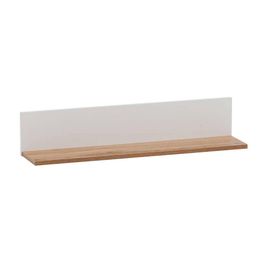 Pharao24.de Wandboard Regal mit R&uuml;ckwand melaminbeschichtet