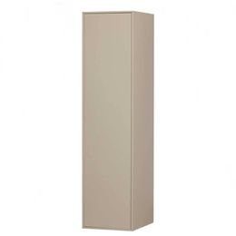 Pharao24.de Schmaler Hochschrank Grau in modernem Design 50x200x58 cm
