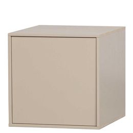 Pharao24.de Kleiner Schrank Grau in modernem Design Kiefer Massivholz