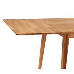 Pharao24.de Tisch Ansteckplatte aus Eiche Massivholz 50 cm breit