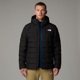 Daunenjacke The North Face "ACONCAGUA 3 HOODIE", Herren, Gr. S, schwarz (tnf schwarz, npf), Obermaterial: 100% Polyester. Wattierung: 50% Daunen, 50% Polyester, normal, hoch geschlossener Ausschnitt, eingesetzt eingefasste Kante, Jacken Daunenjacke, mit Kapuze und Kordelzug, wasserabweisend, aus Daunen und Polyester