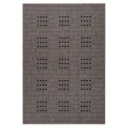 Pharao24.de Webteppich in Taupe geometrischem Muster