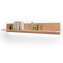 Pharao24.de Wandregal mit Eiche Bianco furniert 160 cm breit