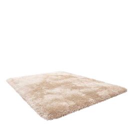Pharao24.de Hochflorteppich in Beige 8 cm hoch