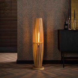 Pharao24.de Stehlampe Stehleuchten aus Massivholz im Skandi Design