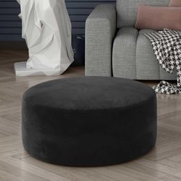 Pharao24.de Sitzpouf Pouf mit Bezug in runder Form