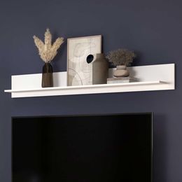 Pharao24.de Wei&szlig;es Wandboard in modernem Design 170 cm breit