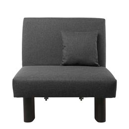 Pharao24.de Schlafsessel modern dunkelgrau Made in Germany 85 cm breit