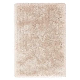 Pharao24.de Hochflorteppich in Creme Wei&szlig; 8 cm hoch