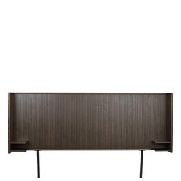 Pharao24.de Holz Bett Kopfteil in Eiche dunkel 230 cm breit 150 cm hoch