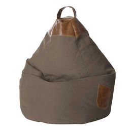 Pharao24.de XXL Sitzsack in Braun mit Griff