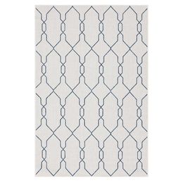 Pharao24.de Teppich Outdoor in Cremefarben geometrischem Muster