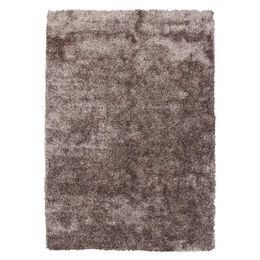 Pharao24.de Hochflor Teppich in Taupe modern