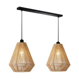 Pharao24.de H&auml;ngelampe aus Jute Skandi Design