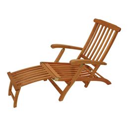 Pharao24.de Terrassensessel aus Eukalyptusholz massiv 60 cm breit