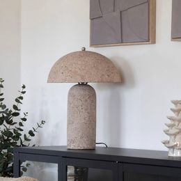Pharao24.de Tischlampe Tischleuchte in modernem Design 50 cm hoch