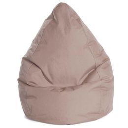 Pharao24.de Bodenkissen in Beige mit Rei&szlig;verschluss