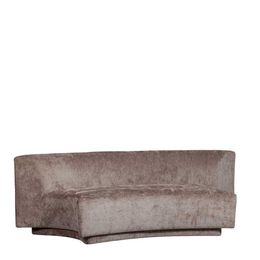 Pharao24.de Sofa Couch in Grau aus Chenillegewebe