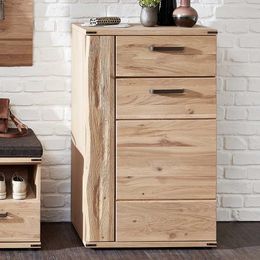 Pharao24.de Garderobenschuhschrank mit Wildeiche furniert 65 cm breit
