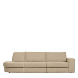 Pharao24.de Sofa Beige Stoff modern 298 cm breit 98 cm tief