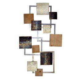 Pharao24.de Metall Wanddeko Bild Mehrfarbig 90 cm breit