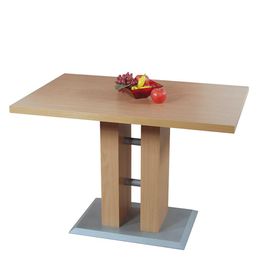 Pharao24.de Esstisch mit S&auml;ule 110 cm