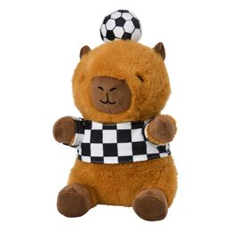 Topolino Capybara Pl&uuml;schtier mit Fu&szlig;ball