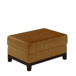 Pharao24.de Sitzhocker Couchhocker mit Schaumstoffpolsterung und Vierfu&szlig;gestell aus Holz