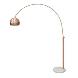 Pharao24.de Stehlampe aus Metall Kupferfarben