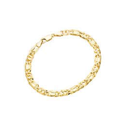 Goldarmband Firetti "Schmuck Geschenk Gold 585, Rebhuhnaugen-Kette, ca. 5,7 mm breit" Gr. 21, gold (gelbgoldfarben), Armb&auml;nder, Damen, 21, Gelbgold 585, Goldarmband