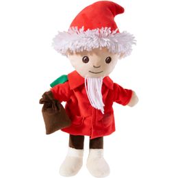 Stoffpuppe Heunec "Sandmann, klein", rot, Puppen, Kinder, enth&auml;lt recyceltes Material