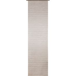 Weckbrodt-Gardinen Schiebegardine WECKBRODT "Antoni" Gr. 1, beige (creme), B:60cm H:245cm, Polyester, Gardinen, Raumteiler, strukturierte Oberfl&auml;che, halbtransparent, Store