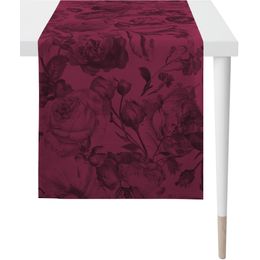 Tischl&auml;ufer Apelt "5255 HERBSTZEIT, Herbstdeko, Herbst", rot, B:48cm L:140cm, Baumwolle, Tischdecken, Digitaldruck