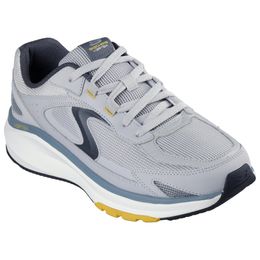 Sneaker Skechers "VERTEX", Herren, Gr. 43, grau, Leder, Mesh, Schuhe Sneaker, Retro Sneaker, Schn&uuml;rschuh mit Air-Cooled Memory Foam