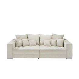 U.N.O uno Bigsofa aus Cordstoff Ricardo &brvbar; creme &brvbar; Ma&szlig;e (cm): B: 262 H: 85 T: 111.0 &raquo; H&ouml;ffner