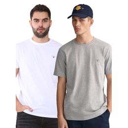 Gant | 2er Pack Herren Rundhals-T-Shirt