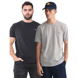 Gant | 2er-Pack Herren Rundhals-T-Shirt