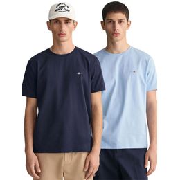Gant | 2er-Pack Herren Rundhals Shield T-Shirt
