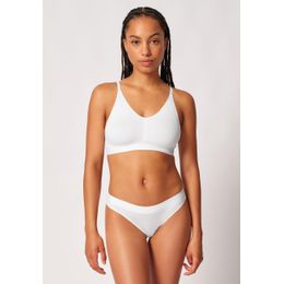 Soft-BH Skiny "Smartouch", Damen, Gr. 36, Cup C/D, wei&szlig;, Obermaterial: 92% Viskose, 8% Elasthan, Basic, normal, BHs Soft-BH, herausnehmbare Pads, weich, b&uuml;gellos, elastisch, Viskosemix