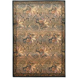 Teppich Theko "Gabiro 739", bunt (gr&uuml;n, goldfarben), B:40cm H:10mm L:60cm, Polypropylen, Teppiche, Teppich, Kurzflor, Ornamente, ideal im Wohnzimmer & Schlafzimmer