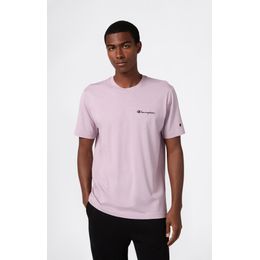 T-Shirt Champion "ICONS CONTRAST SS Tee", Herren, Gr. M (48/50), sbpp, Obermaterial: 100% Baumwolle, Rundhals, Shirts T-Shirt, sportlicher Schnitt, Kurzarm, f&uuml;r sportliche Aktivit&auml;ten