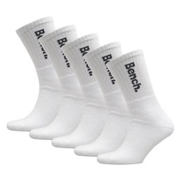 Bench 5 Paar Herren Crew Baumwoll-Socken - Sport Atmungsaktive Komfortsocken