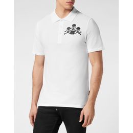 Philipp Plein Poloshirt Skull