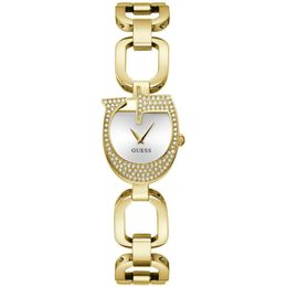 Quarzuhr Guess "GIA", gold (goldfarben), Armbanduhren, Damen, Quarzuhr, Armbanduhr, Damenuhr