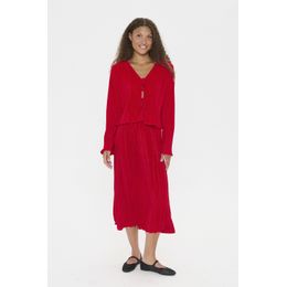 Saint Tropez Strickjacke ZuniSZ Strickjacke Gerade Passform red
