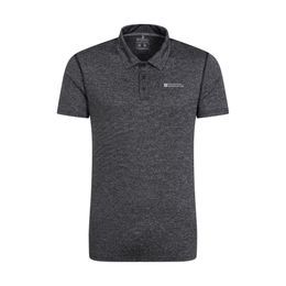 Mountain Warehouse Herren Agra Streifen Poloshirt (Schwarz)
