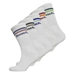 Bench 5 Paar Herren Crew Baumwollsocken - Atmungsaktive Sport- und Freizeitsocken
