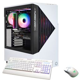 GAMEMAX Gaming-PC "Horizon 7741 Intel Core i5 14400F RTX 5060Ti 32GB DDR4 1TB SSD", schwarz (wei&szlig;, schwarz), Microsoft Windows 11 Home (64 Bit), 32 GB RAM 1.000 GB SSD, Desktop-PCs, Windows 11