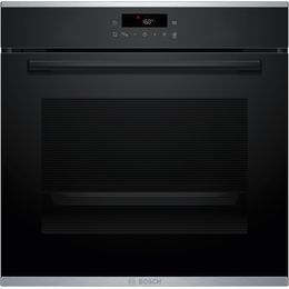 Bosch Pyrolyse Backofen "HBA272BB3", Energieeffizienz: A+ (A+++-D), schwarz, B:59,4cm H:59,5cm T:54,8cm, Back&ouml;fen, Air Fry f&uuml;r knusprige Lebensmittel & automatische Selbstreinigung