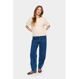 Saint Tropez Strickjacke Regular Fit cream